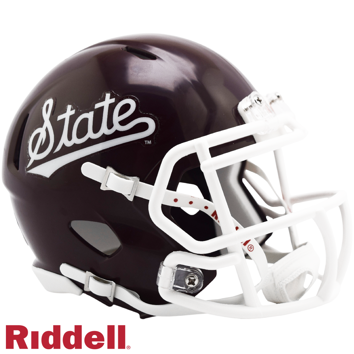 MISSISSIPPI STATE - SCRIPT - Speed - Mini FOOTBALL HELMET - #8058874 ...