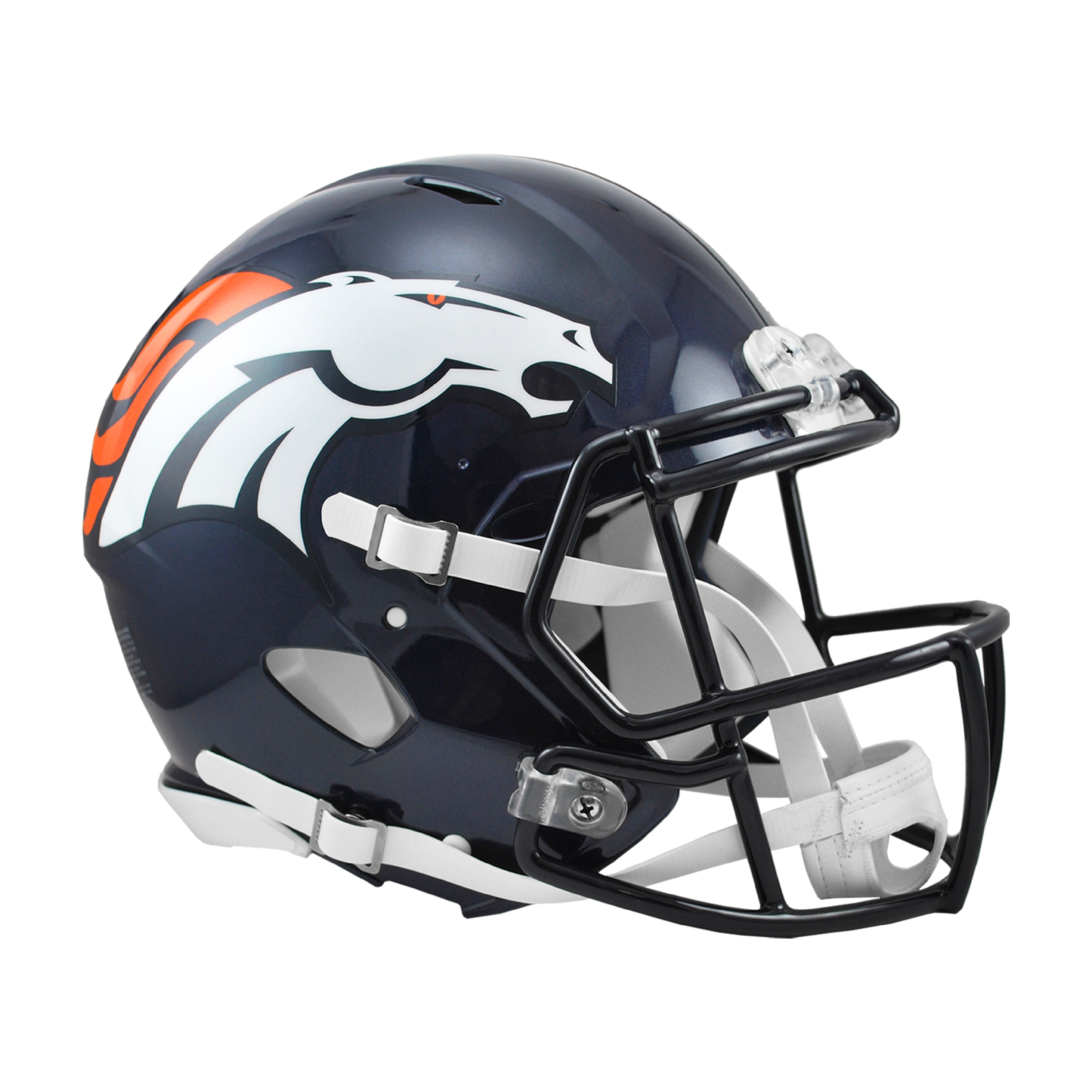 Denver Broncos Riddell Speed Full Size Authentic Football Helmet ...