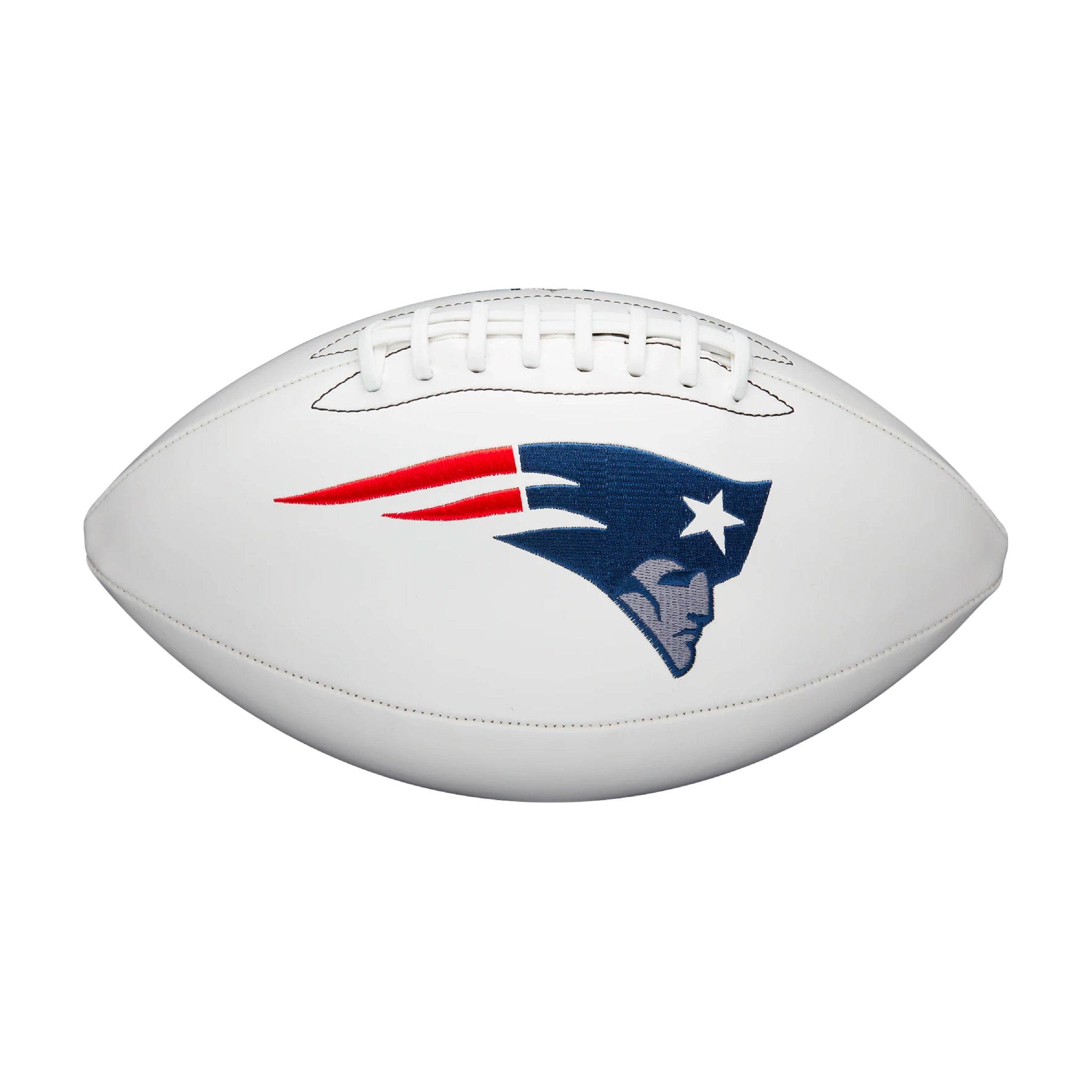 New England Patriots Embroidered Logo Signature Series Full Size Footb ...