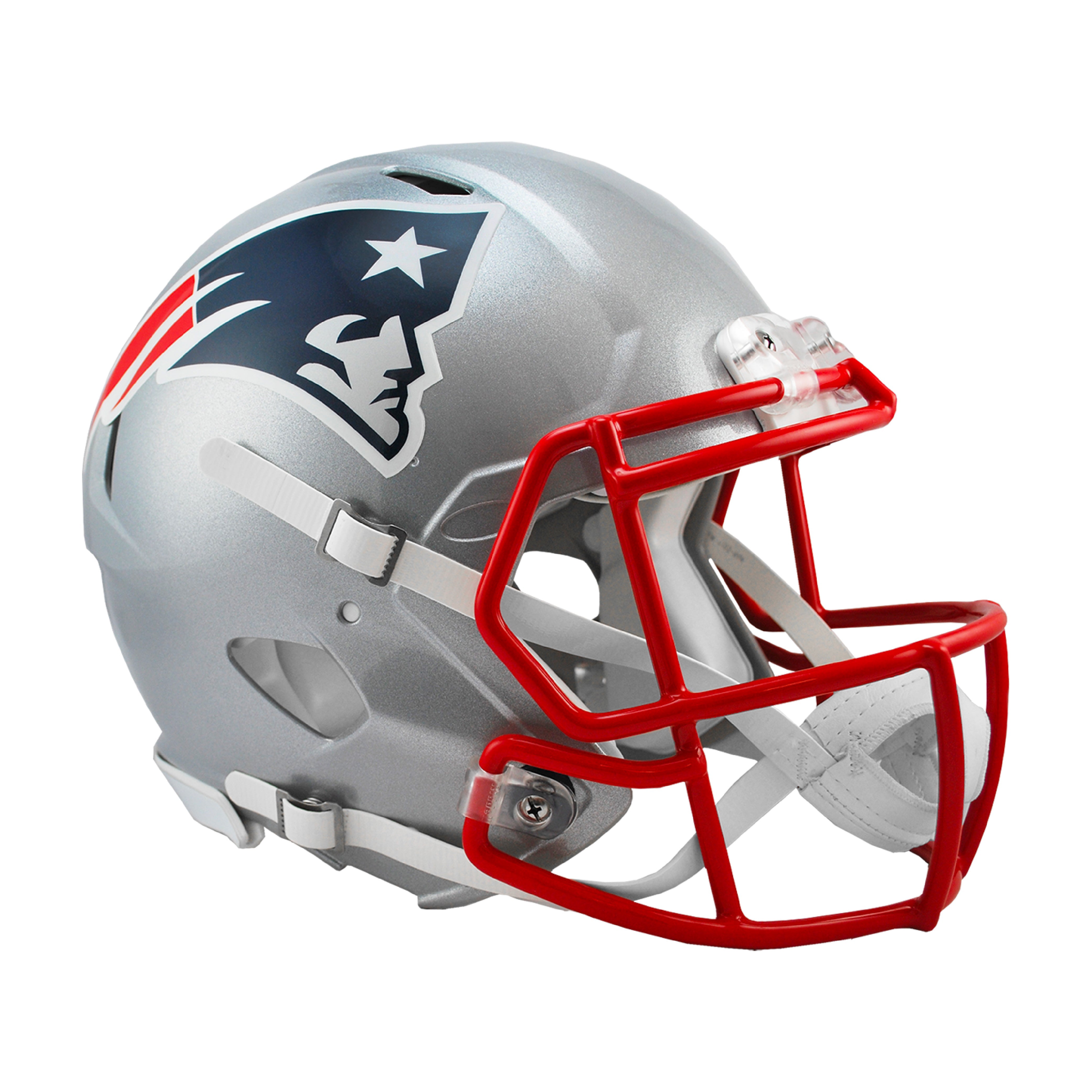 New England Patriots Riddell Speed Full Size Authentic Football Helmet ...