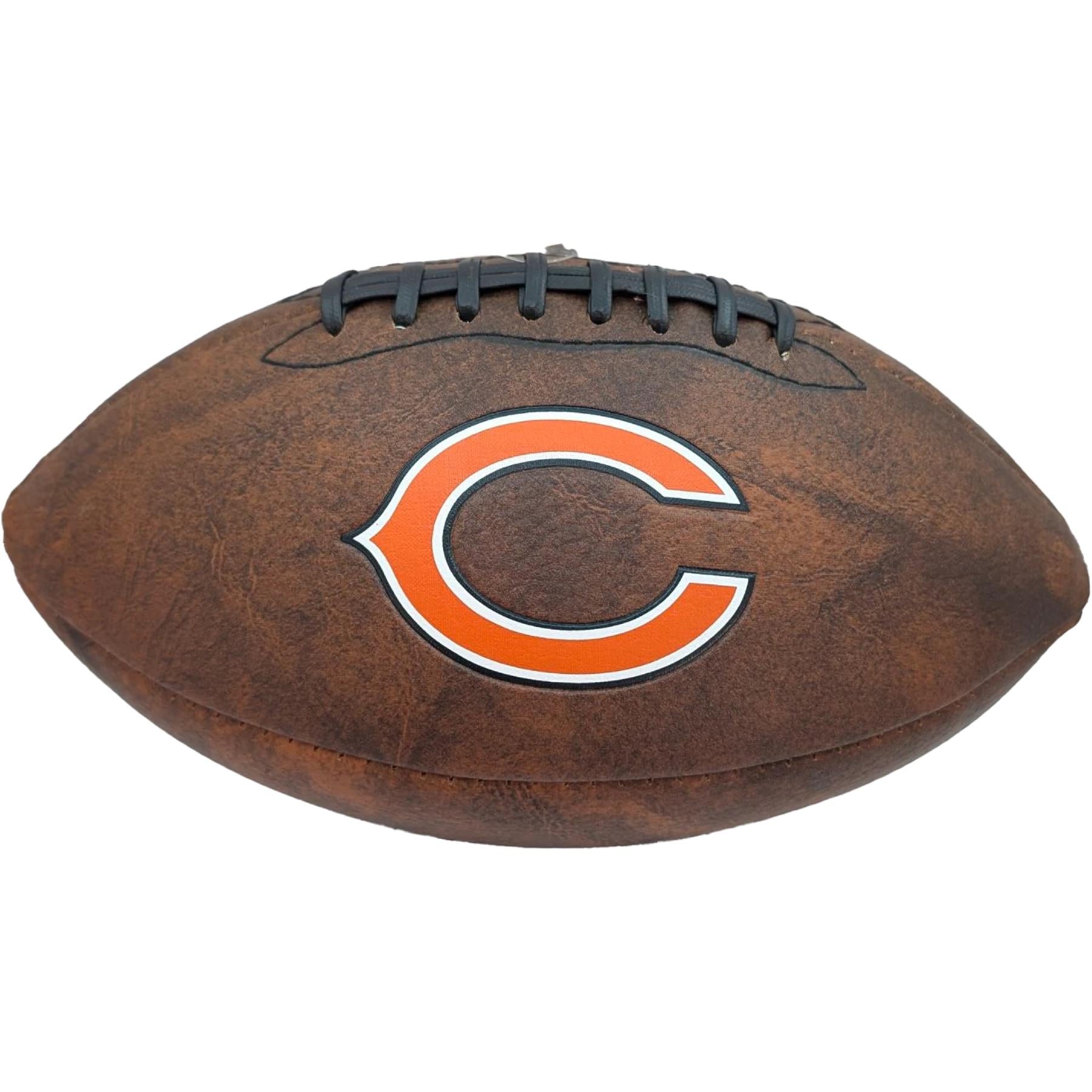 WILSON - Bears Logo - Junior Size Throwback FOOTBALL - WTF1539-BEARS ...